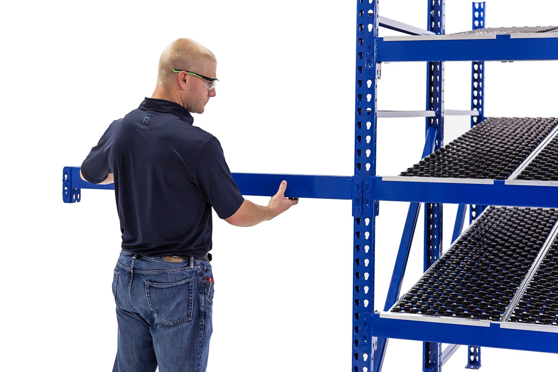 Roller Rack | Gravity Flow Racks | UNEX Manufacturing