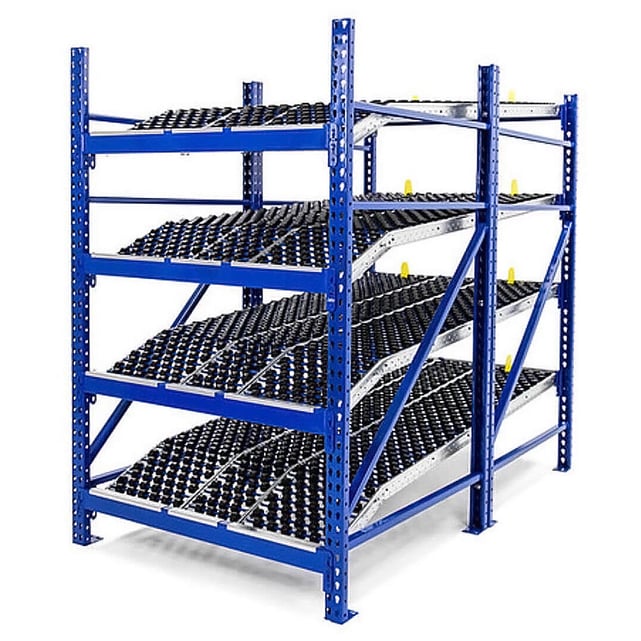 Roller Rack | Gravity Flow Racks | UNEX Manufacturing