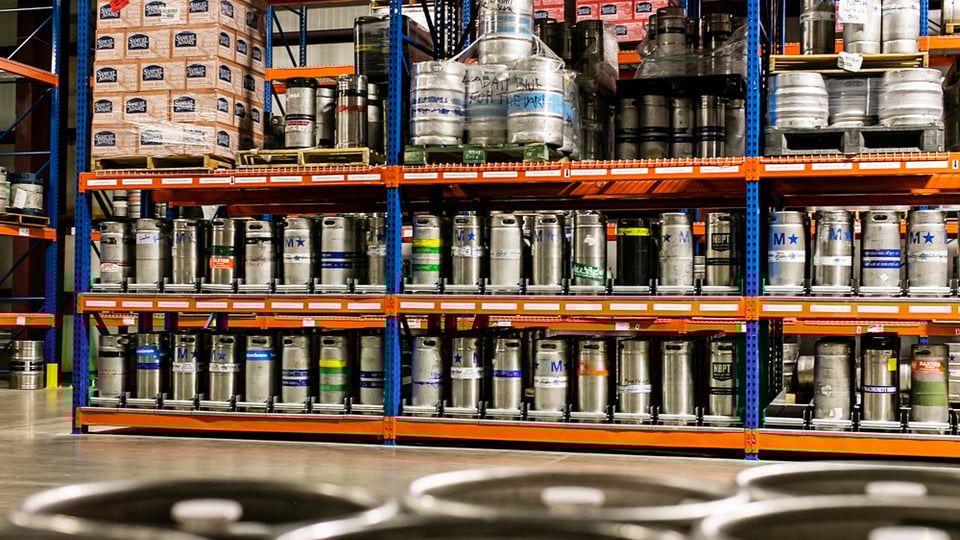 SpanTrack Keg Flow | Keg Storage | UNEX Manufacturing