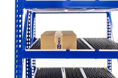 Roller Rack | Gravity Flow Racks | UNEX Manufacturing